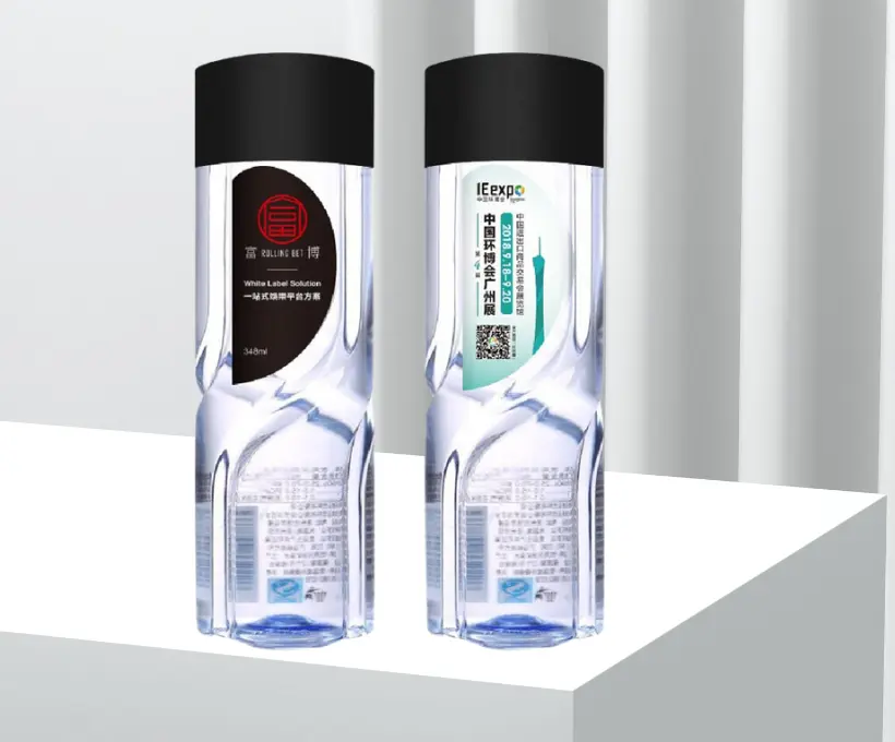 百岁山矿泉水348ml*24瓶小瓶定制贴标签二维码企业logo订做展会议商务招待 – 小瓶水定制-南京听泉饮品有限公司